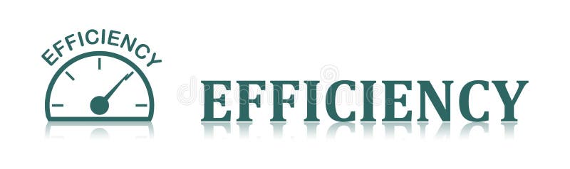Concept of efficiency stock illustration. Illustration of efficient ...