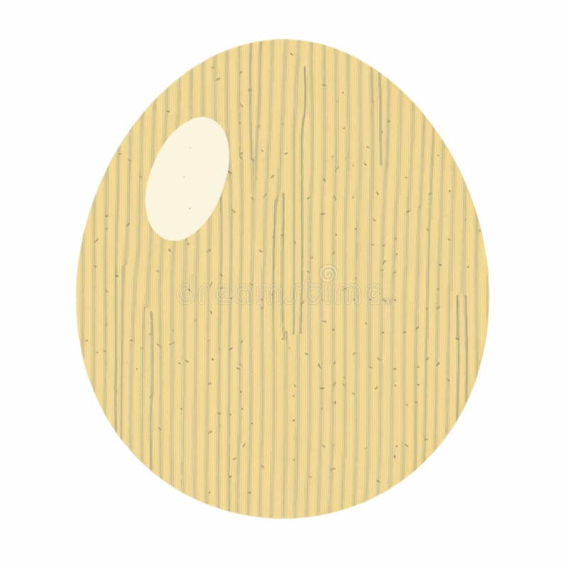 Illustration Egg Button Beige Isolated Background for Farm Game UI ...