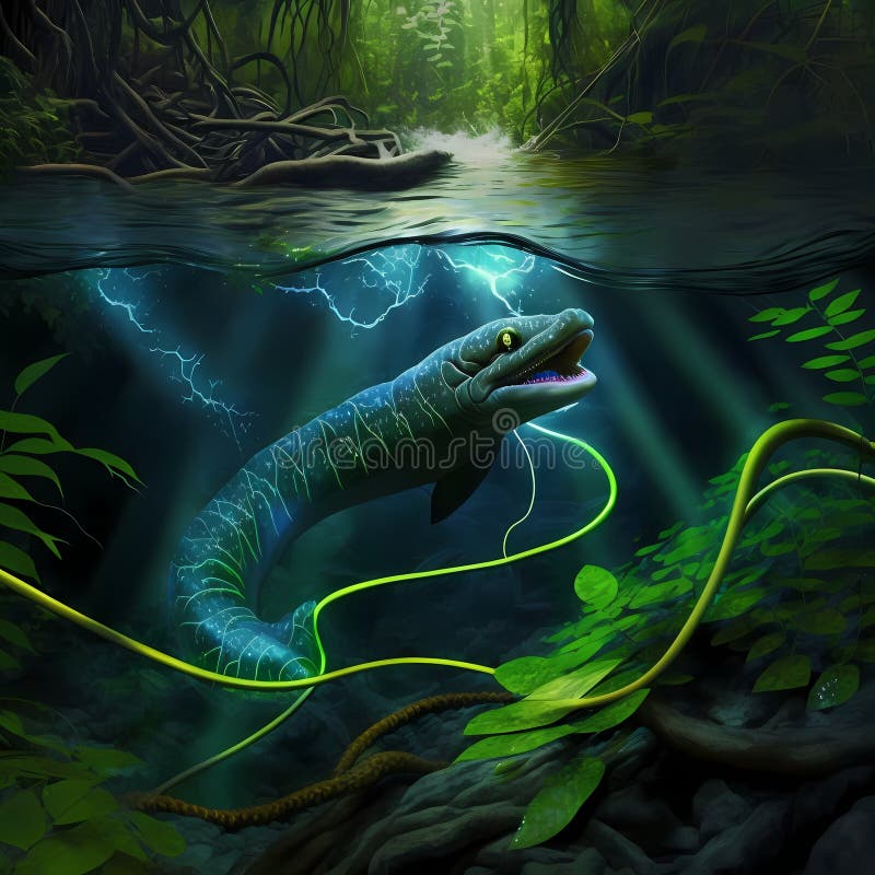 Electric Eel Drawing