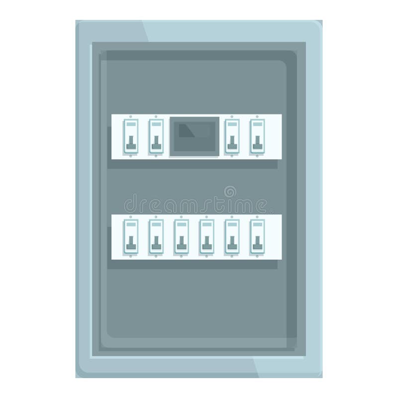 Electrical Panel with Circuit Breakers Controlling Power Supply in ...