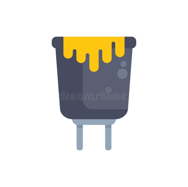 Electrical Socket with Melted Plug Overheating Concept Illustration ...