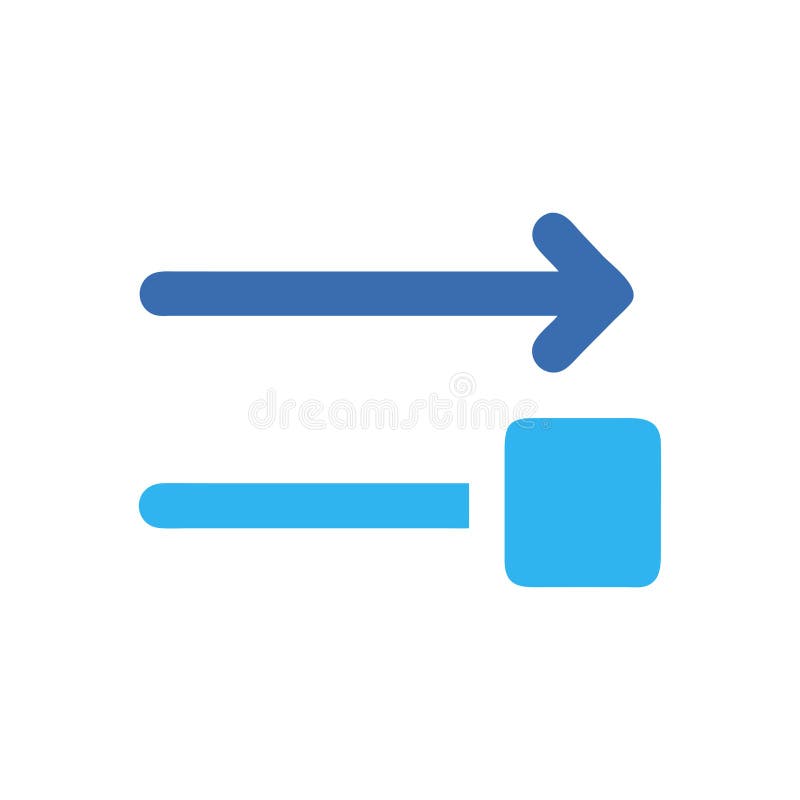 Elegant Bar Arrow Illustration Stock Illustration - Illustration of ...