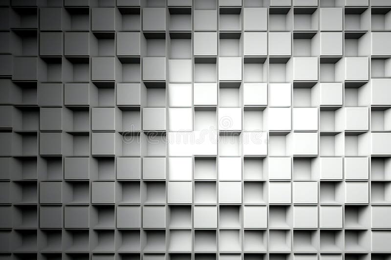 Elegant Gray and White Squares Pattern Background, Abstract ...
