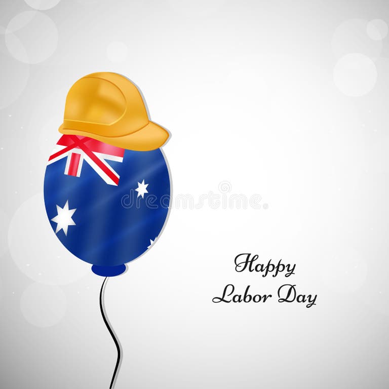 Illustration of Australia Labor Day Background Stock Vector ...