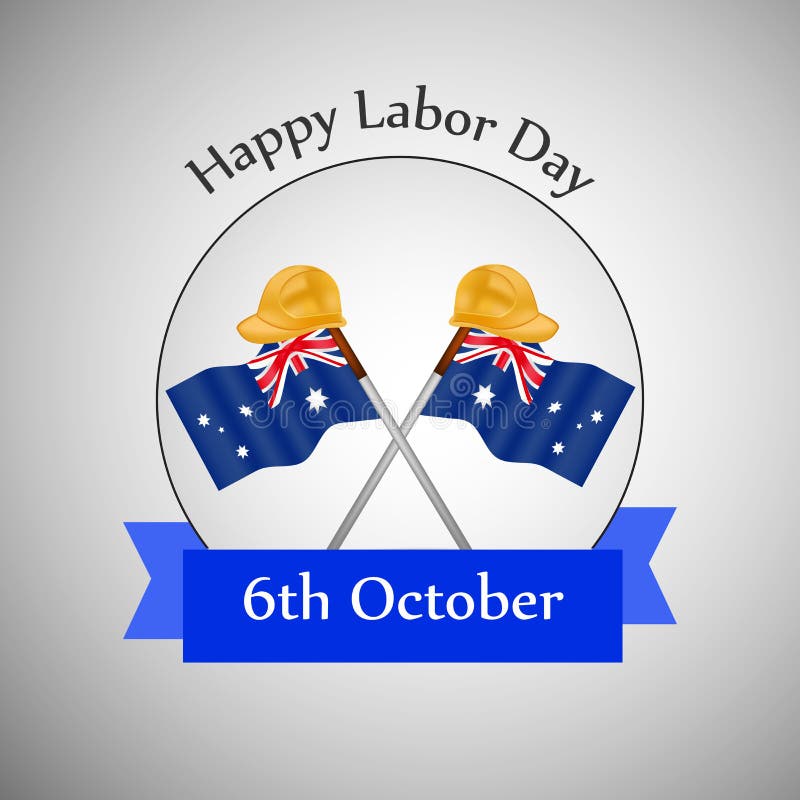 Illustration of Australia Labor Day Background Stock Vector ...