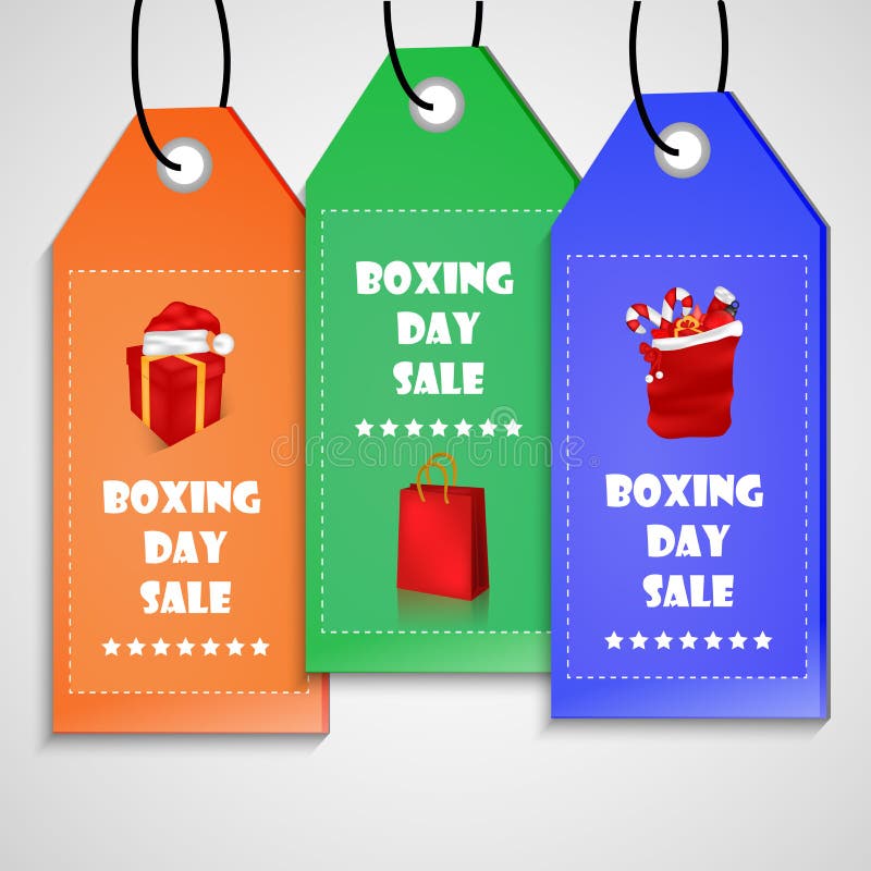 Illustration of Boxing Day Background Stock Vector - Illustration of ...