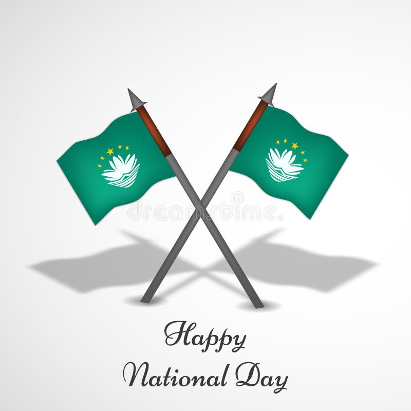 Illustration of Macau National Day Background Stock Vector ...