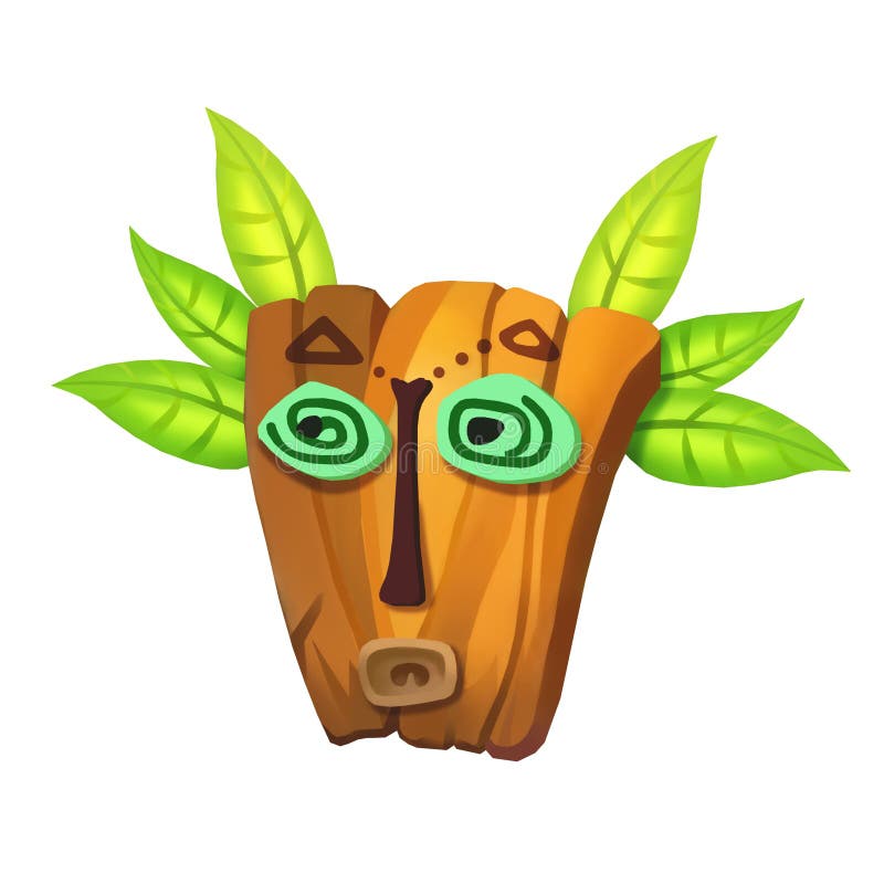 Illustration: Elements Set: Maya Mask. Stock Illustration ...