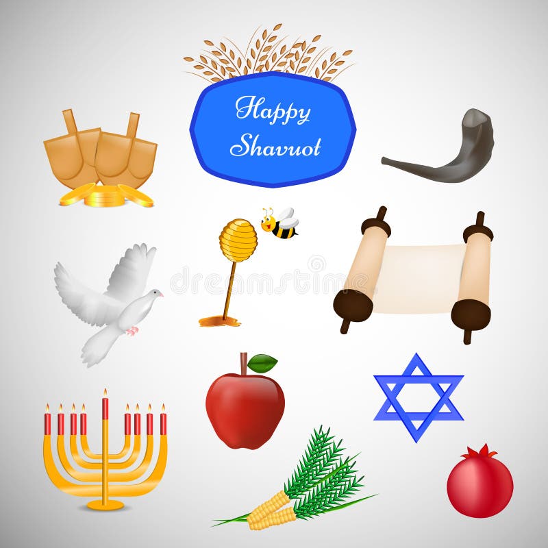 Illustration of Shavuot Background Stock Vector - Illustration of ...