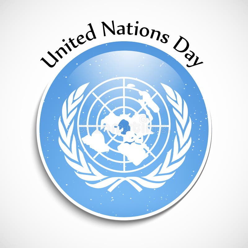 Illustration of United Nations Day Background Editorial Image ...