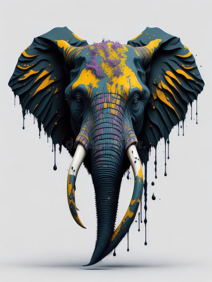 Elephant Bath Ai Stock Illustrations – 54 Elephant Bath Ai Stock ...