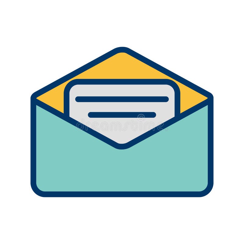 Illustration Email Icon for Personal and Commercial Use. Stock ...