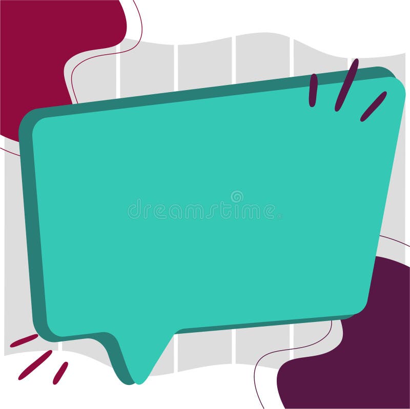 Illustration of Empty Big Chat Box for Waiting for New Surprising ...