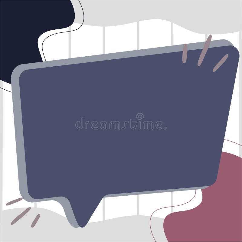 Illustration of Empty Big Chat Box for Waiting for New Surprising ...