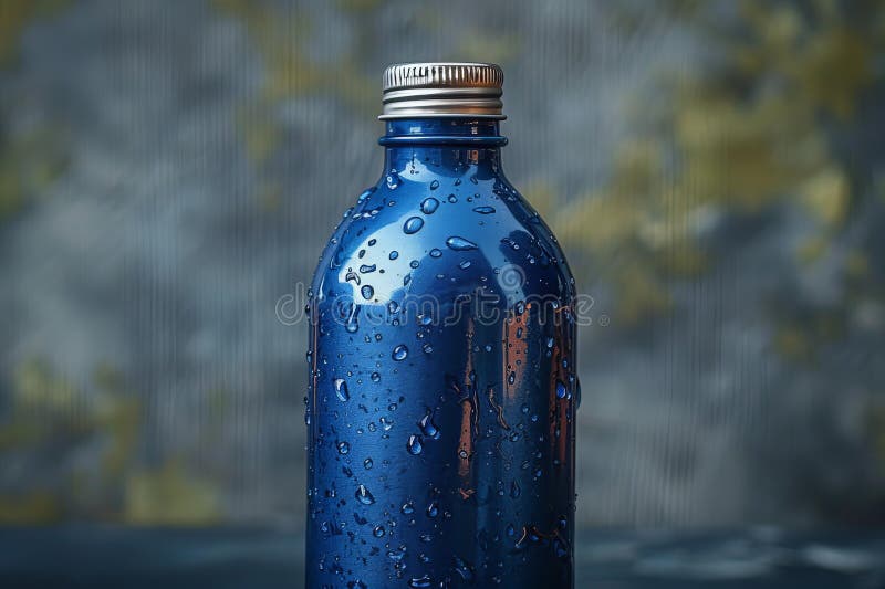 This is an Empty Blue Water Bottle, High Quality, High Resolution Stock ...