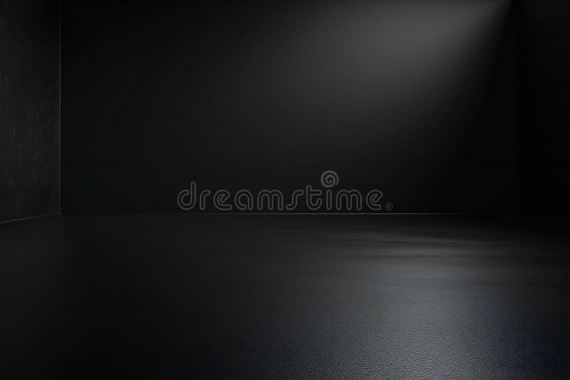 Dark Room Wooden Table Empty Stage with a Table, Arts & Architecture ...