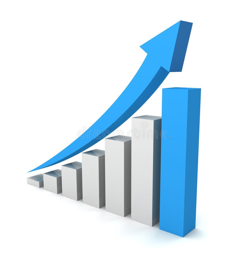 Illustration En Hausse De Concept De Graphique De Gestion Illustration ...