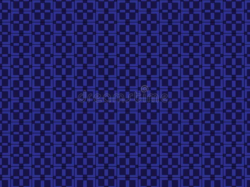 The Abstract Blue Tile Pattern Background Stock Vector - Illustration ...