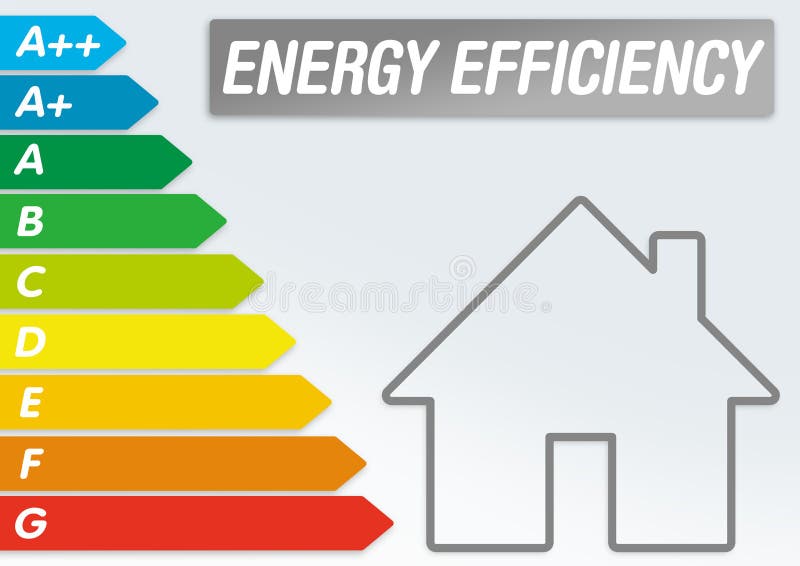 Illustration with Energy Efficiency Classes Stock Illustration ...