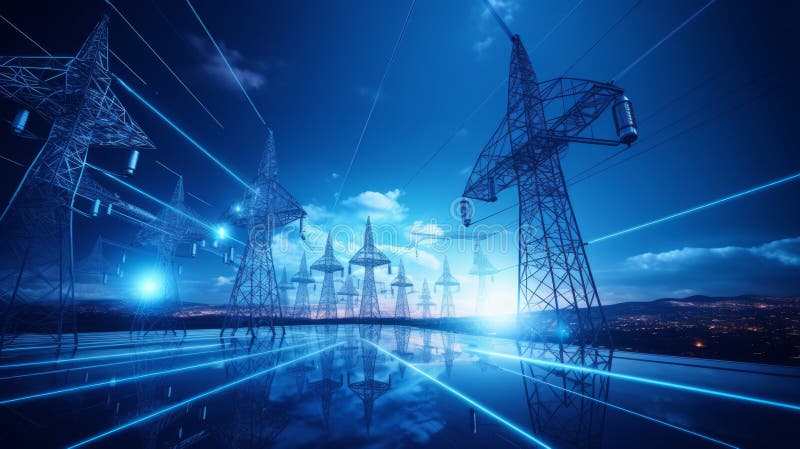 An Illustration of an Energy Management Showcasing the Efficiency and ...