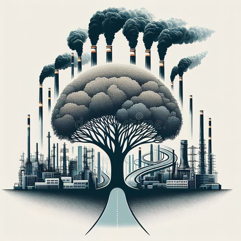 Illustration on the Environmental Theme Save the Planet Stock Photo ...