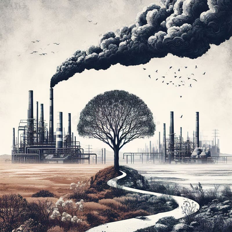 Illustration on the Environmental Theme Save the Planet Stock Photo ...