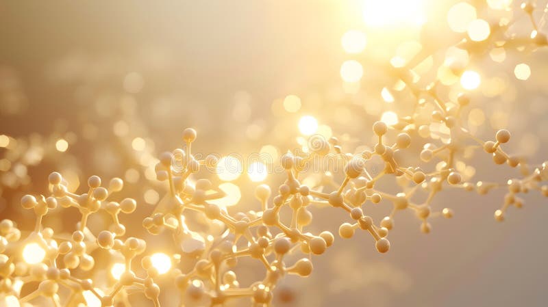 Illustration of an Enzymes Catalyzing. Stock Illustration ...