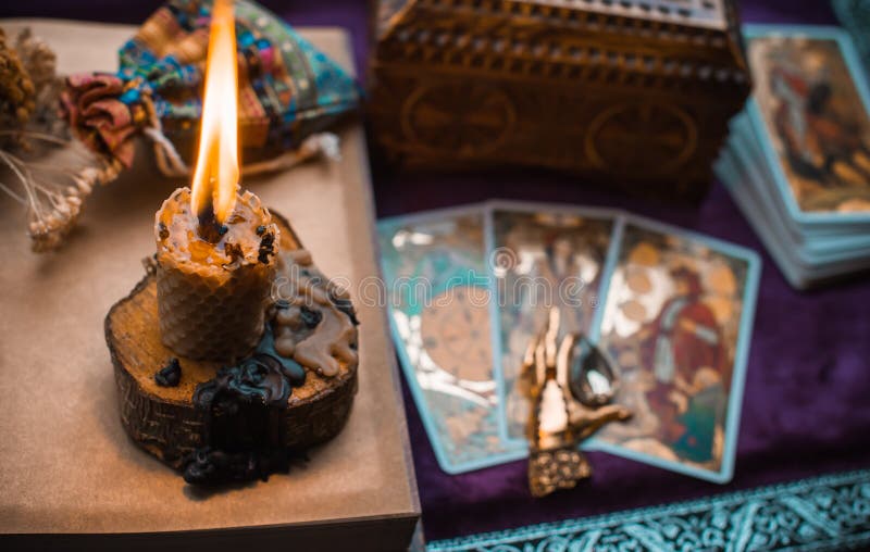 Magical Stuff, Concept of Esoteric, Spells and Prediction Stock Image ...
