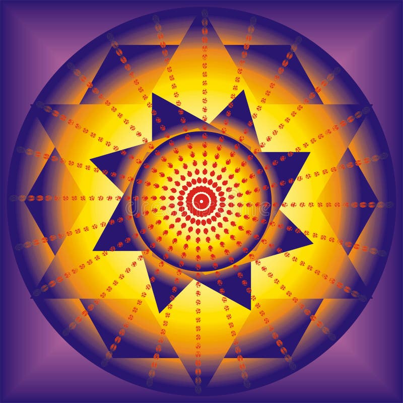 Illustration of Esoteric Mandala Stock Illustration - Illustration of ...