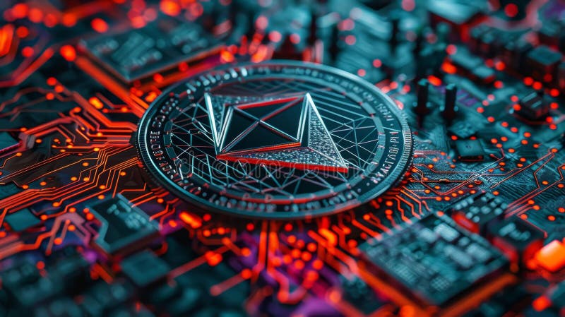 Illustration of Ethereum Layer 2 Solution for Enhanced Scalability and ...