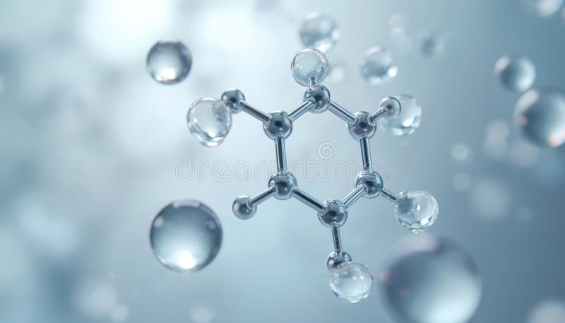 Illustration of Ethyl Formate Molecular Structure. Chemical Formula ...