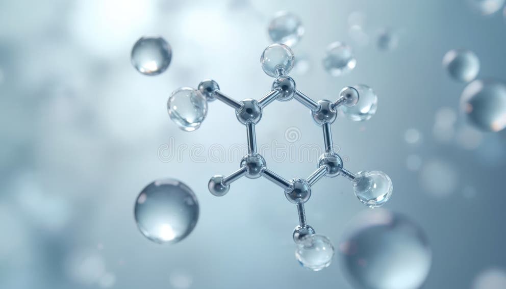Illustration of Ethyl Formate Molecular Structure. Chemical Formula ...