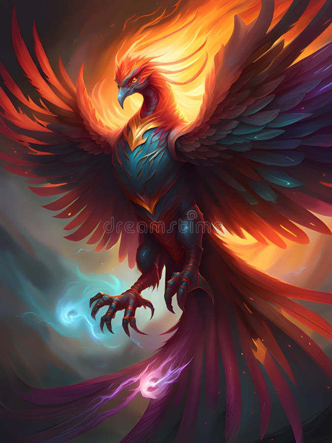 Illustration of a Evil Bird Monster Stock Illustration - Illustration ...