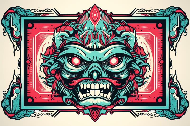 Demon Frame Stock Illustrations – 1,432 Demon Frame Stock Illustrations ...