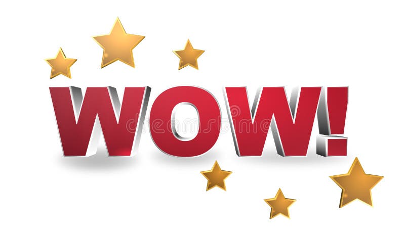 Wow illustration stock illustration. Illustration of mark - 100102871