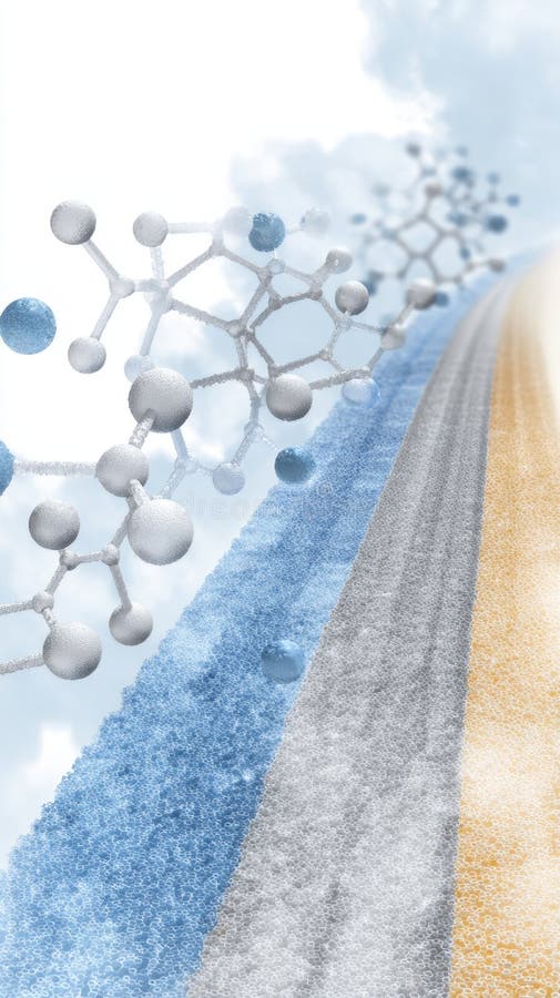 Illustration Explains the Peptide Absorption Process from Skin Surface ...