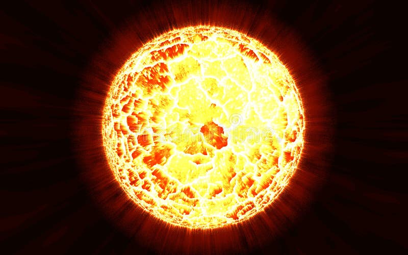 Illustration of an Exploding Star in the Galaxy Stock Image - Image of ...