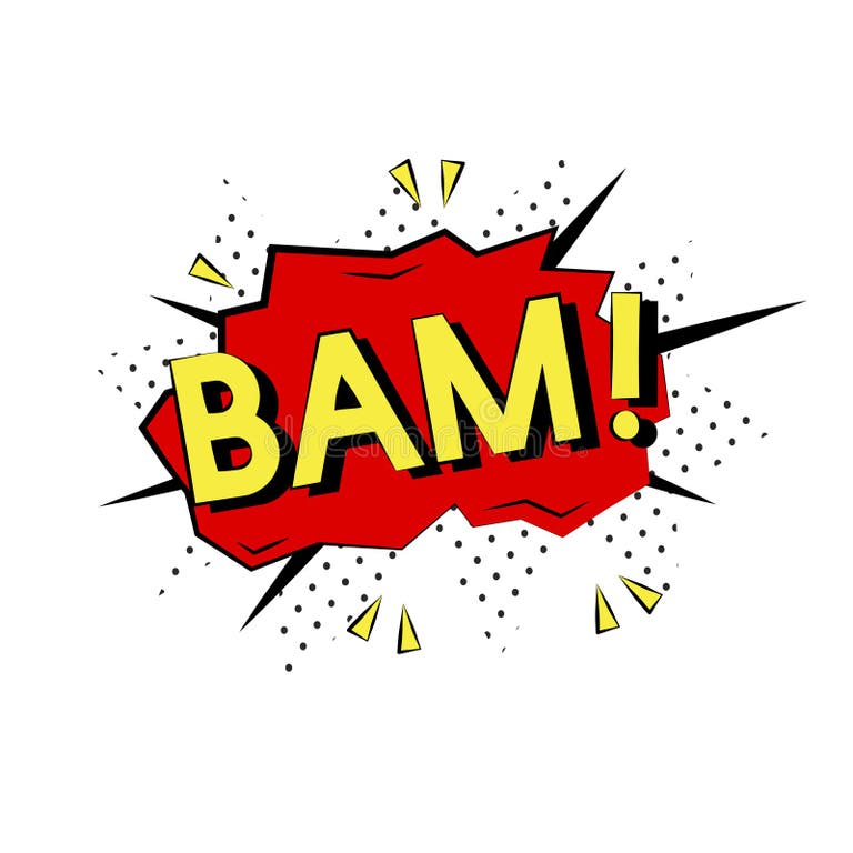 Illustration of Explosive Cartoon BAM! Stock Illustration ...