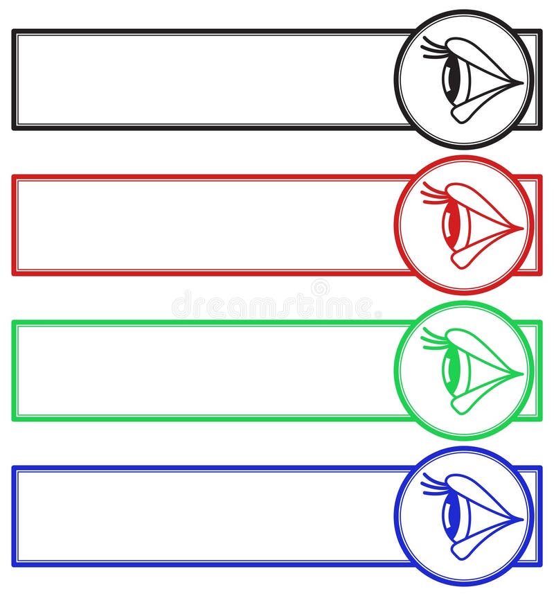 Eye side view stock vector. Illustration of lookout - 109863994