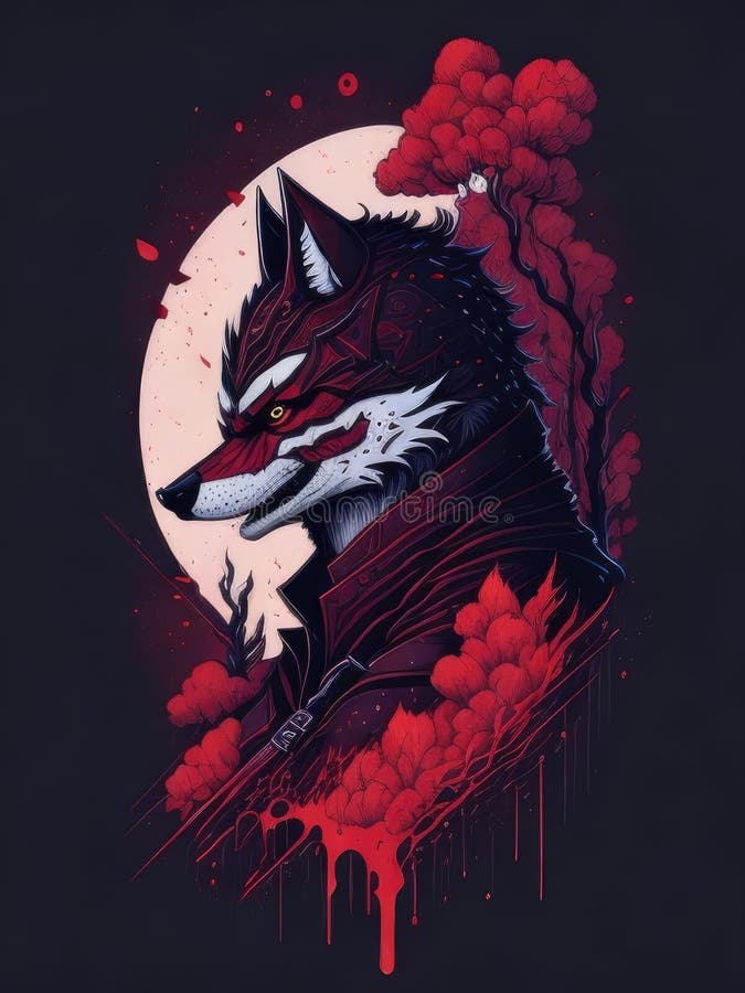 Ninja Wolf Stock Illustrations – 115 Ninja Wolf Stock Illustrations ...