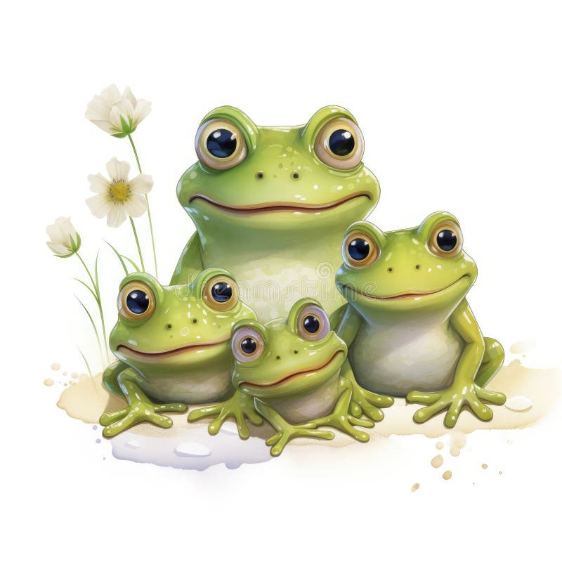 Family Frog Stock Illustrations – 902 Family Frog Stock Illustrations ...