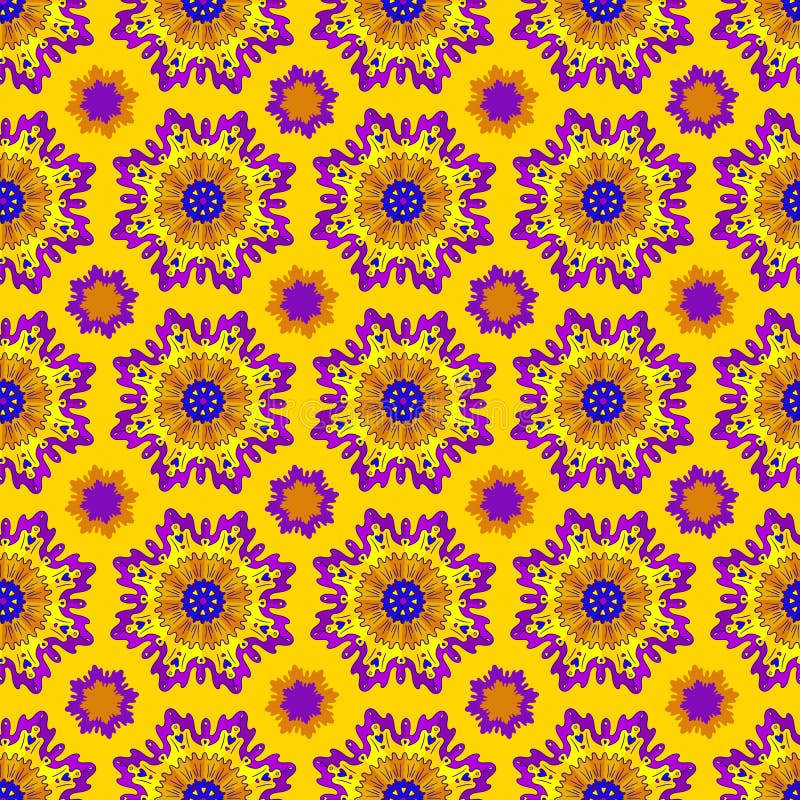 Fantasy circular pattern stock vector. Illustration of design - 74302610