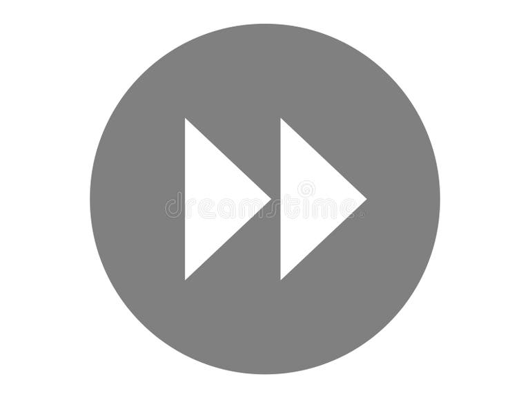 Illustration of Fast Forward Button Icon Stock Image - Illustration of ...