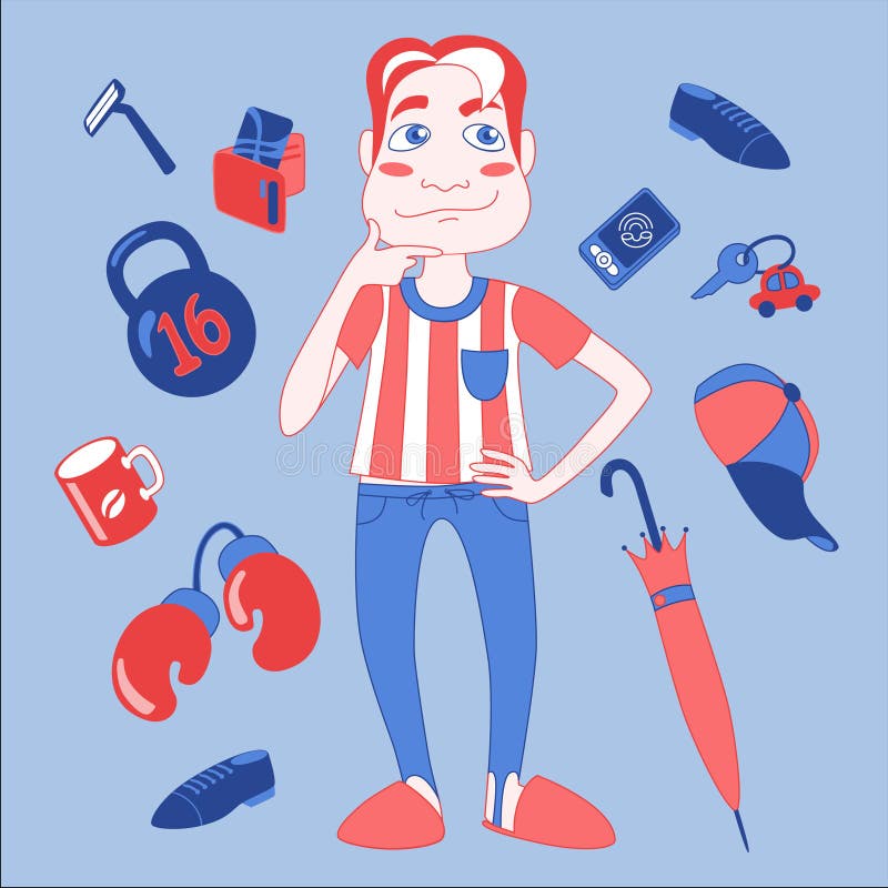 Illustration of father stock vector. Illustration of stereotypical ...