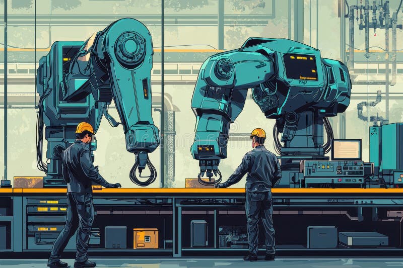 Advanced Robotic Arms Collaborating in an Industrial Setting with Human ...