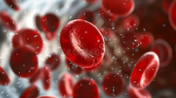 This Illustration Features AI-generated Synthetic Blood Cells Using ...