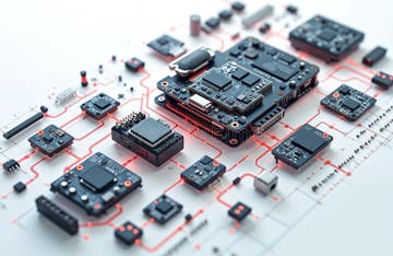 Illustration Features Exploded View Infographic with Sleek Graphical ...