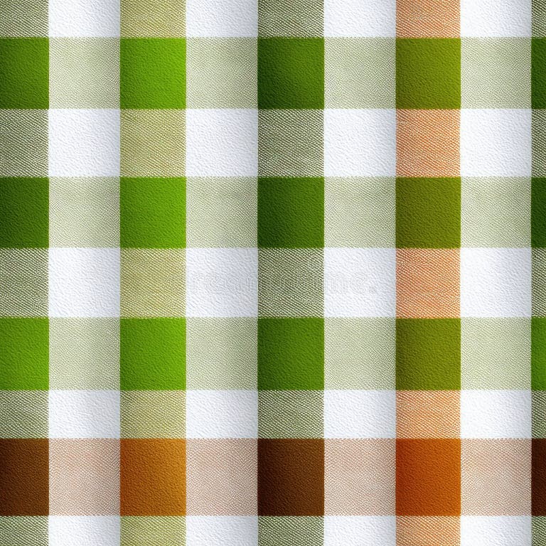 This Illustration Features a Hand-drawn Checkered Pattern in Peach ...