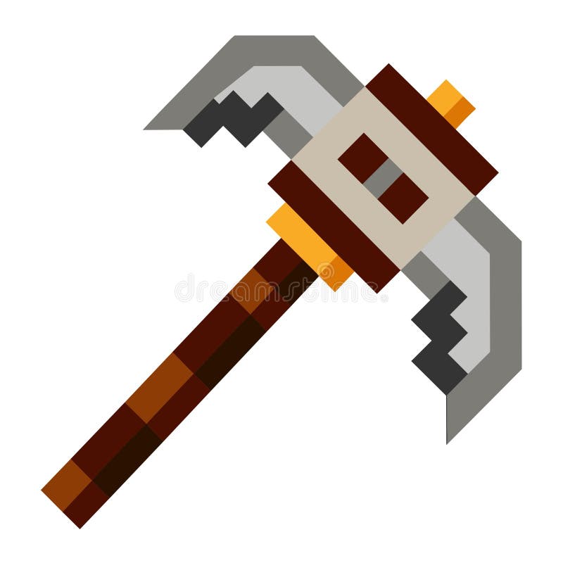 Pixel Pickaxe Stock Illustrations – 93 Pixel Pickaxe Stock ...
