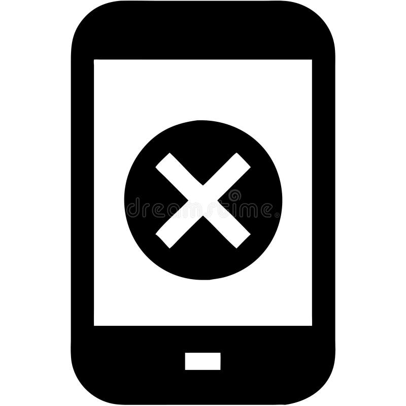Smartphone Error Vector Illustration for Mobile App Interface Design ...